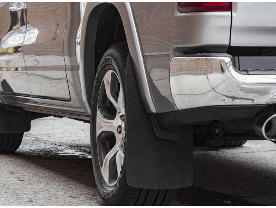 Rockstar Terrain Mud Flaps 12"Wx24"L, Pair, Universal Fit (No Trim ...