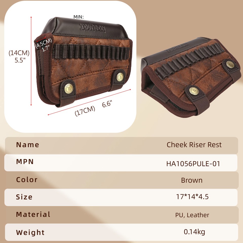 TOURBON Shooting Cheek Firm Comb Riser 10/22 Ruger.22LR Rifle Stock ...