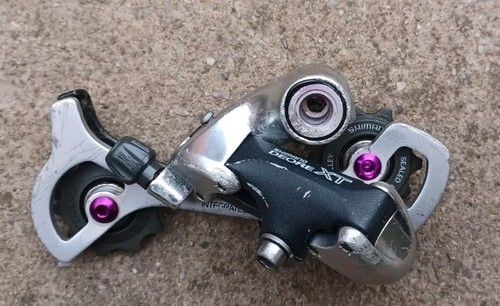 Vintage Shimano Deore XT RD-739 8 Speed Rear Derailleur - Long Cage 3dv ...