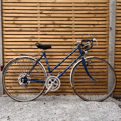 Vintage Ladies Raleigh Road Bike, Navy Blue. Rare, 1980s | eBay UK