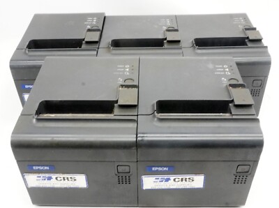 5 EPSON TM-T90 M165A Thermal Receipt Printer No Power Supplies | eBay