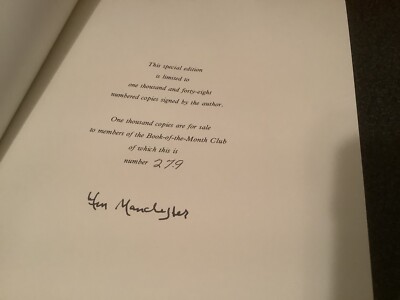 William Manchester GOODBYE, DARKNESS Signed Slipcase Edition | eBay