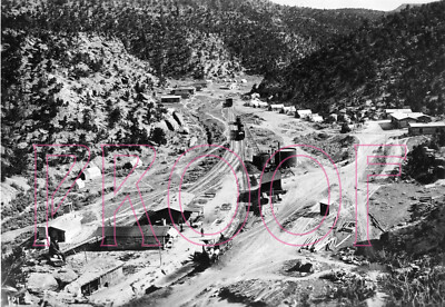 Uintah Railway (URY) Arial View of railway tracks through Atchee, CO ...