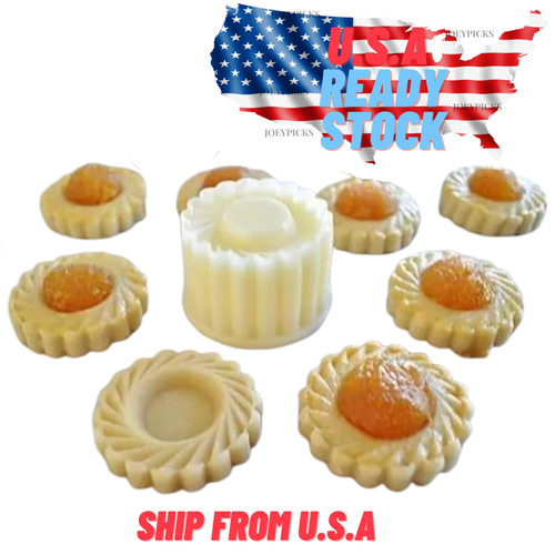 Pineapple Tart Jam Marmalade Thumbprint Linzer Cookies Cutter Mold USA ...
