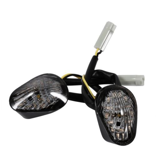2 X Motorcycle LED Turn Signal Light Waterproof Amber For Yamaha YZF R1 ...