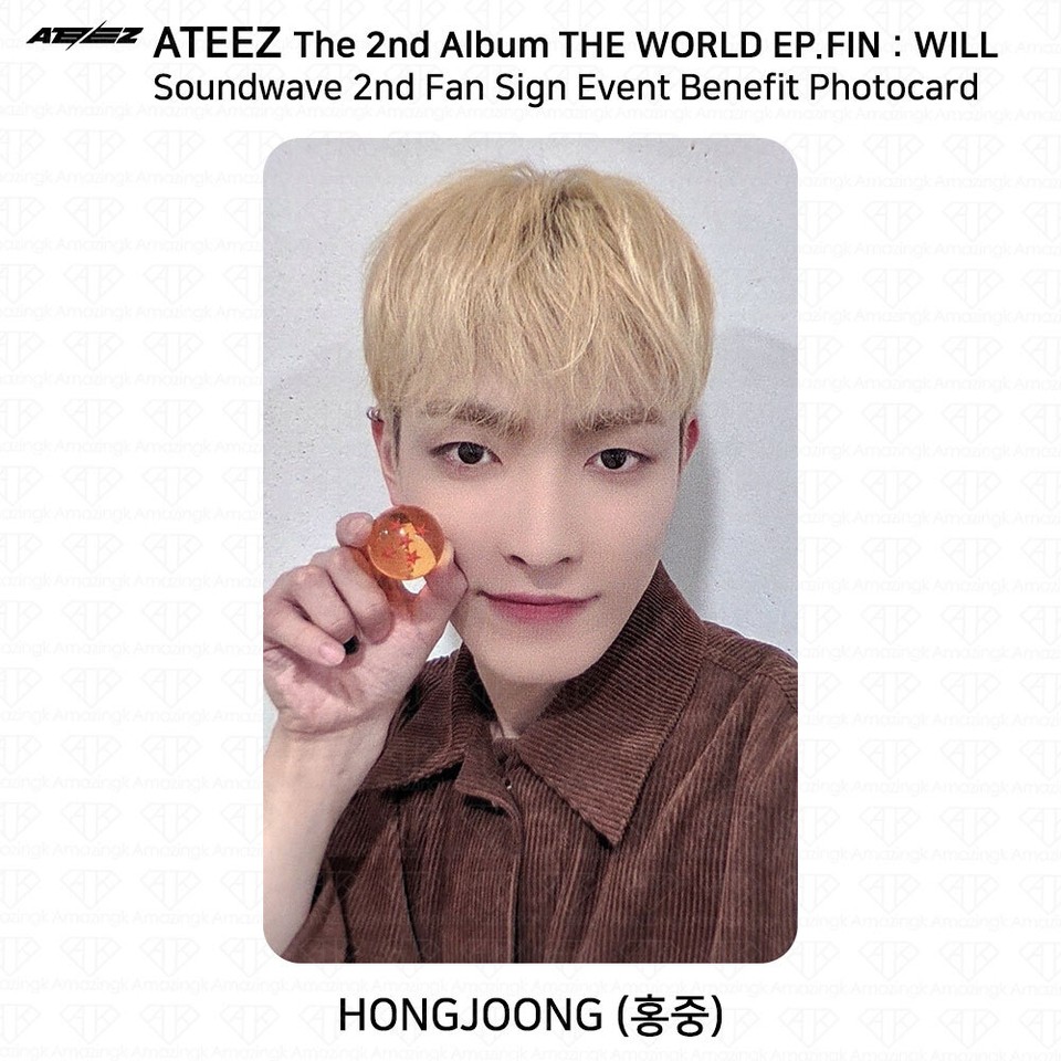 ATEEZ 2nd Album WORLD EP.FIN WILL Soundwave 2nd Fan Sign Event Benefit ...
