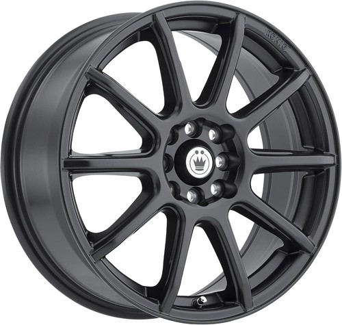 17x7 +40 Konig Control 4x100,4x114.3 Matte Black Wheels (Set of 4) | eBay