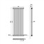 Horizontal Vertical Traditional Cast Iron Style Column Vintage Rads ...