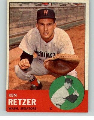 1963 TOPPS #471 KEN RETZER SENATORS EX-MT 377697 (KYCARDS) | eBay