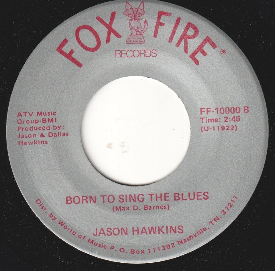 Jason Hawkins If I Ever Cheated On You 7" vinyl USA Fox Fire 1991 ...