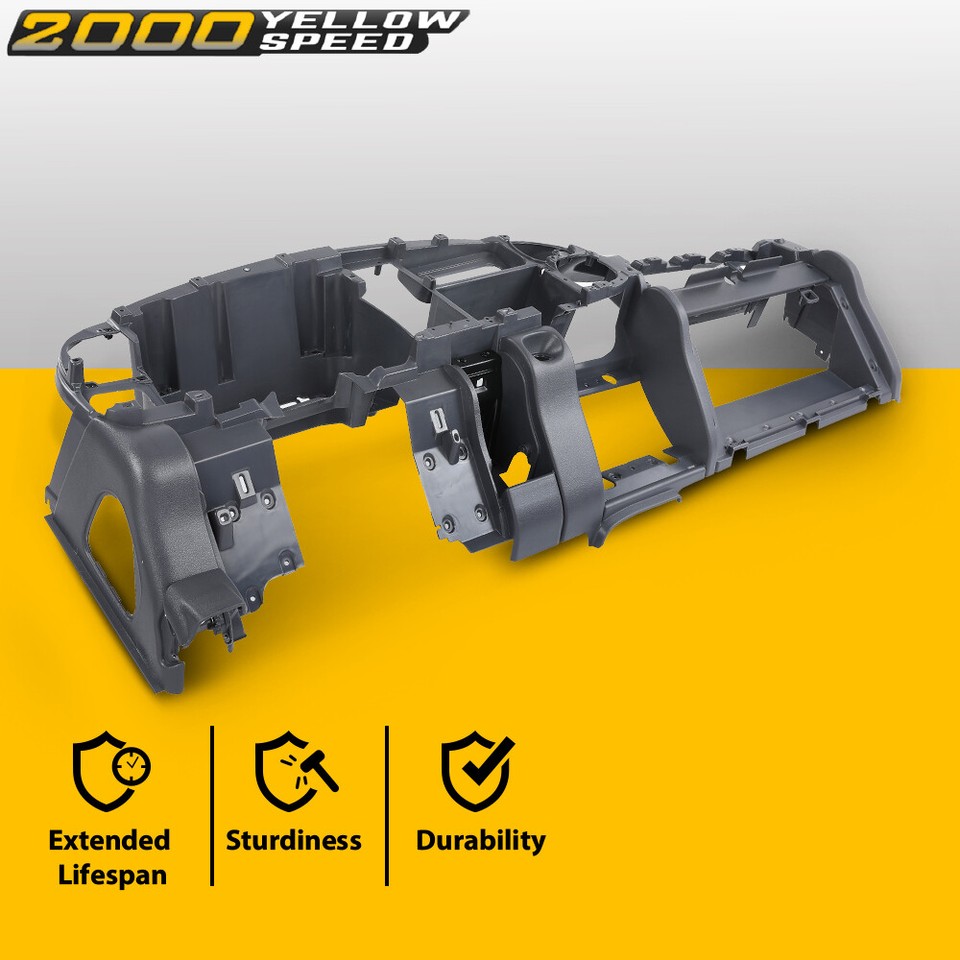 Dash Dashboard Core Structure Frame Single Aux Gray Fit For 98-01 Dodge ...