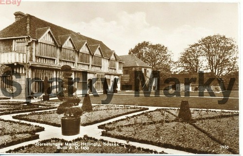 Horselunges Manor Hellingly Sussex Built A.D 1450 Vintage Postcard I08 ...