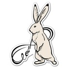 Rabbit Infinity Love Sticker Decal Stickers Pet Art Laptop #7520EN | eBay