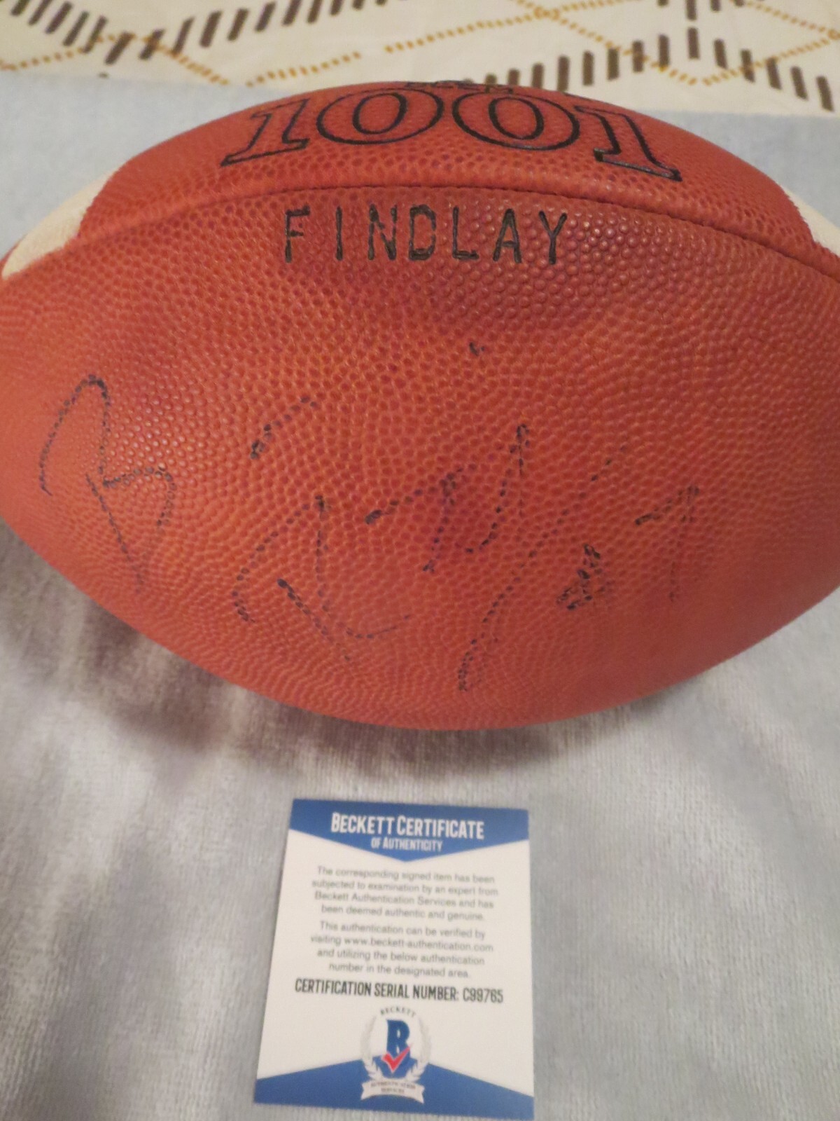 Ben Roethlisberger | Autographed Football Memorabilia & NFL Merchandise
