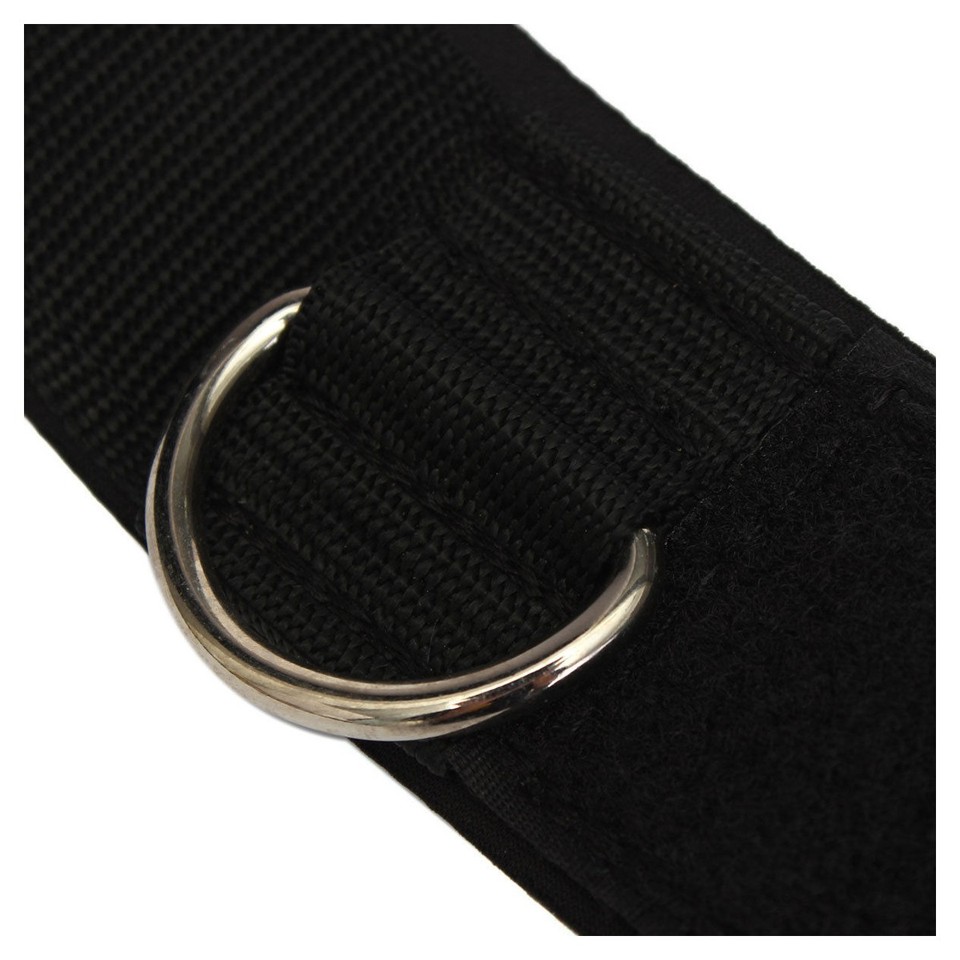 Ankle Strap D- Multi Gym Cable Attachment Thigh Leg Pulley Weight ...