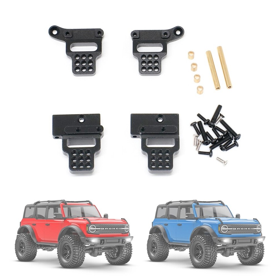 Metal Front and Rear Shock Mounts 9726 for TRX4M -4M 1/18 RC Crawler ...