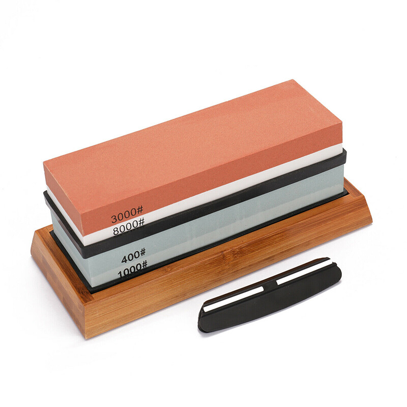 Dual Whetstone 400/1000 3000/8000 Grit Knife Sharpening Wet Stone ...