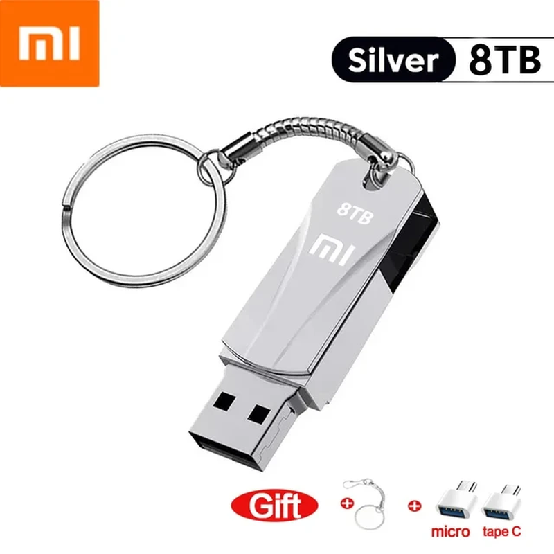 MI Metal 16TB U Disk Flash Drive USB 3.0 High Speed File Transfer 8TB ...