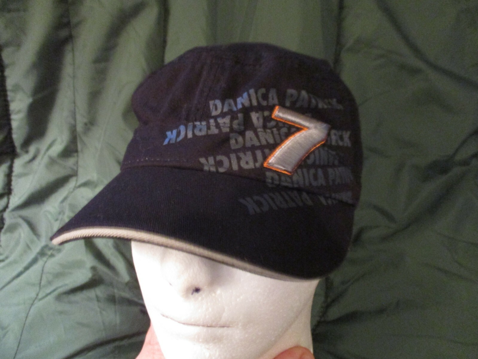 DANICA PATRICK SEWN #7 FLAT TOP CAP HAT WOMENS NASCAR… - Gem
