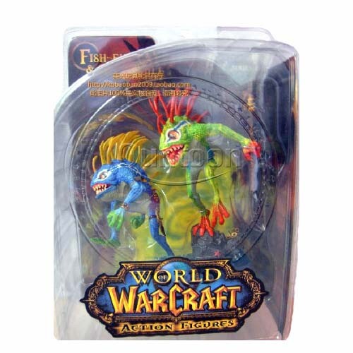 World of Warcraft Series 4: Murloc Action Figure 2-Pack: Fish-eye and ...