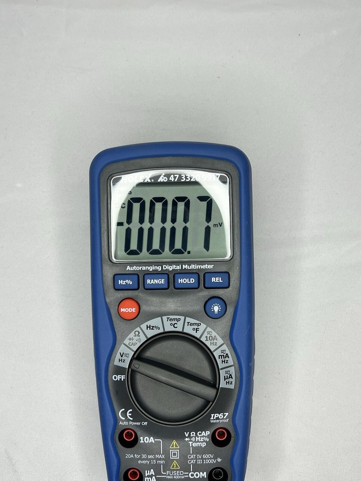 🍀 Holex Handheld Digital Multimeter LCD Display Voltage W/ Case And ...