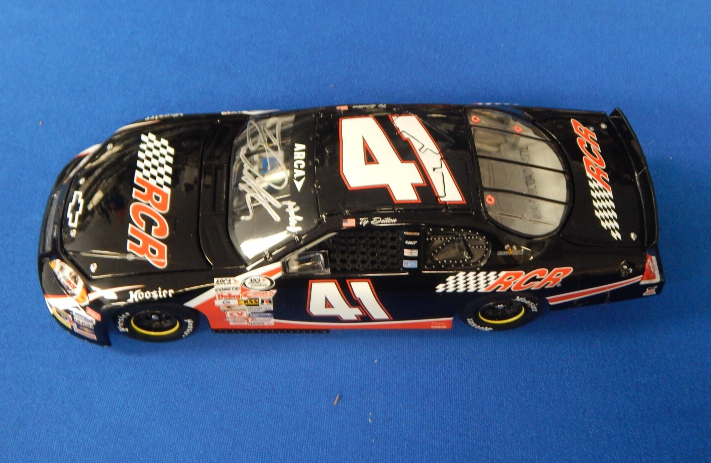 AUTOGRAPHED 2011 #41 TY DILLON RCR CHEVY IMPALA ARCA 1/24 Lionel | eBay