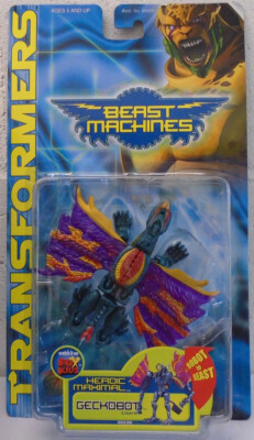 Transformers Beast Machines Geckobot Lizard Heroic Maximal Wars Fox ...
