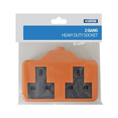 Status 2-Way Re-Wireable Rubber Socket Heavy Duty Block in High ...