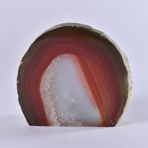 Red/Brown AGATE Crystal Geode Polished Free Standing Cut Base Slab ...