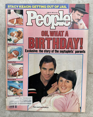 1985 June 10th PEOPLE Magazine, SEPTUPLETS (B21) | eBay