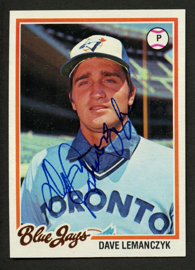 Dave Lemanczyk #33 signed autograph auto 1978 Topps Baseball Trading ...