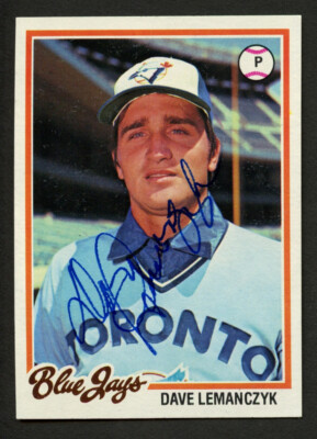 Dave Lemanczyk #33 signed autograph auto 1978 Topps Baseball Trading ...
