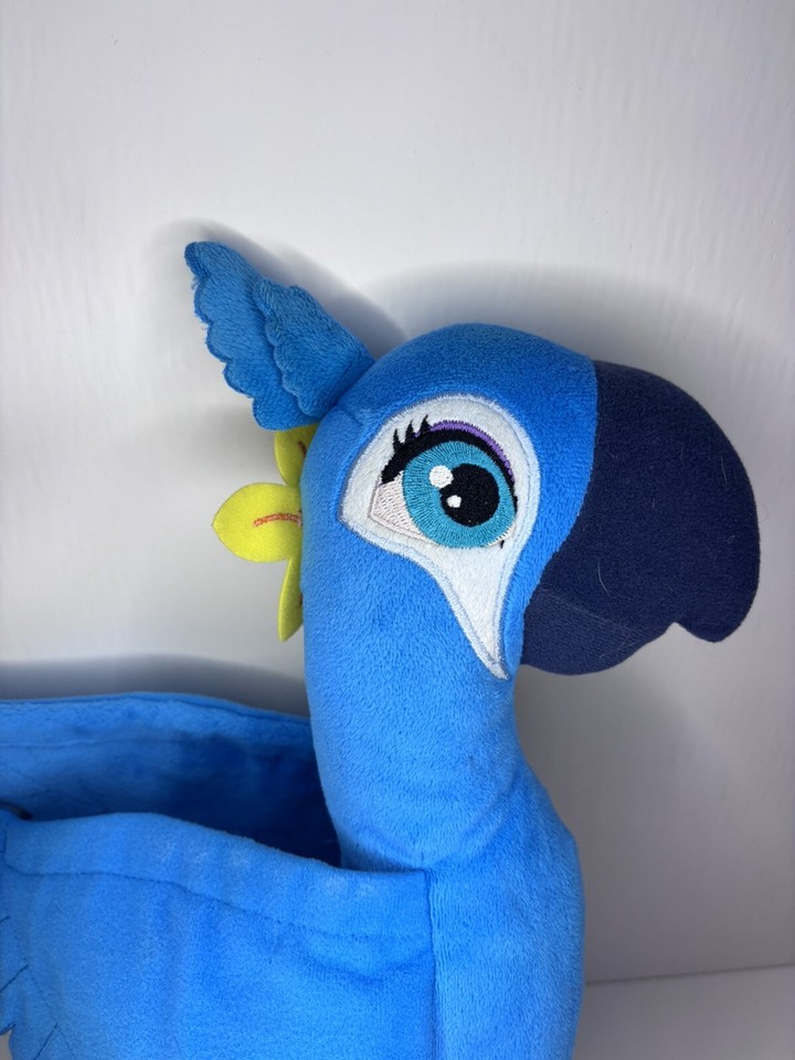 Rio 2 Movie Jewel 12" Plush Stuffed Blue Macaw Doll RARE! 2010 BLUE SKY ...