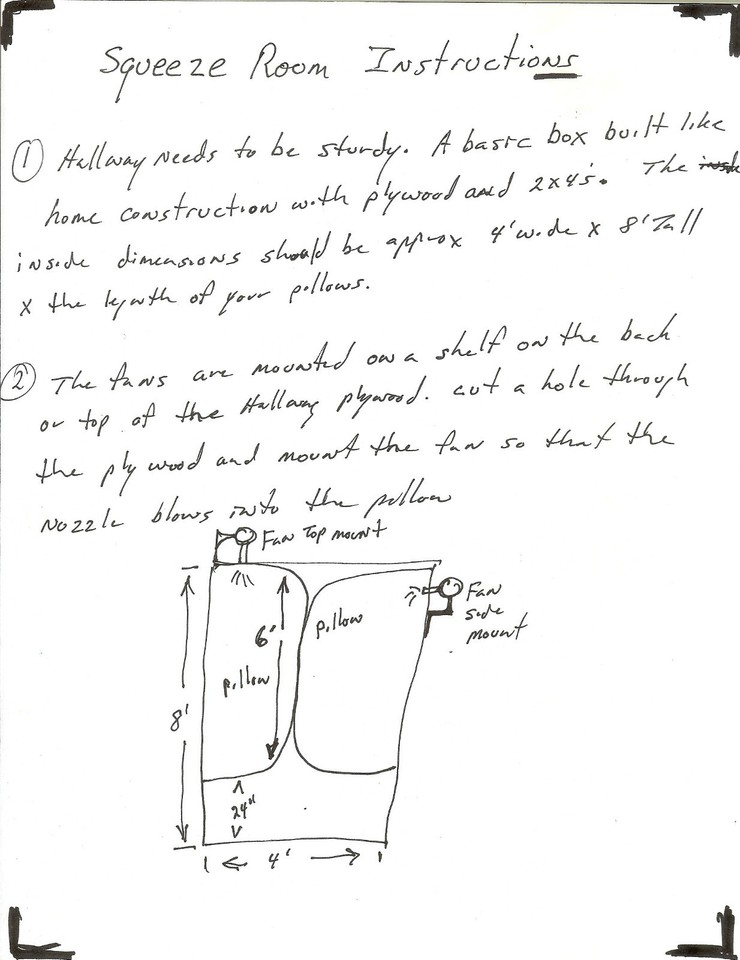 Professional 8' Squeeze Room - claustrophobia room -Halloween- George ...