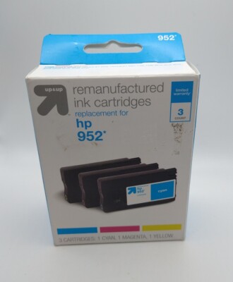 Up & Up HP 952 3 Color Printer Ink Cartridges Cyan Magenta Yellow | eBay