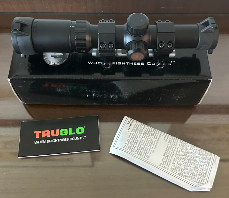 TRU GLO TRU•BRITE™ 30 Hunter 1-4x24 TG8514BC Black w/ Box and Papers | eBay