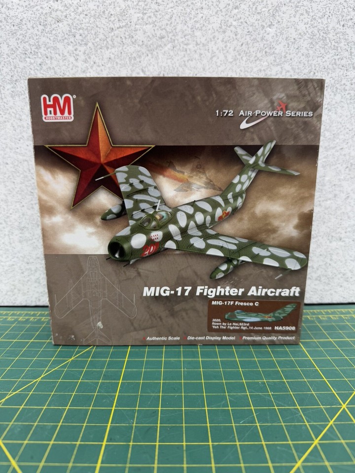 MIG-17F FRESCO C 3020 923RD YEH THE FIGHTER RGT 1968 - HOBBY MASTER ...