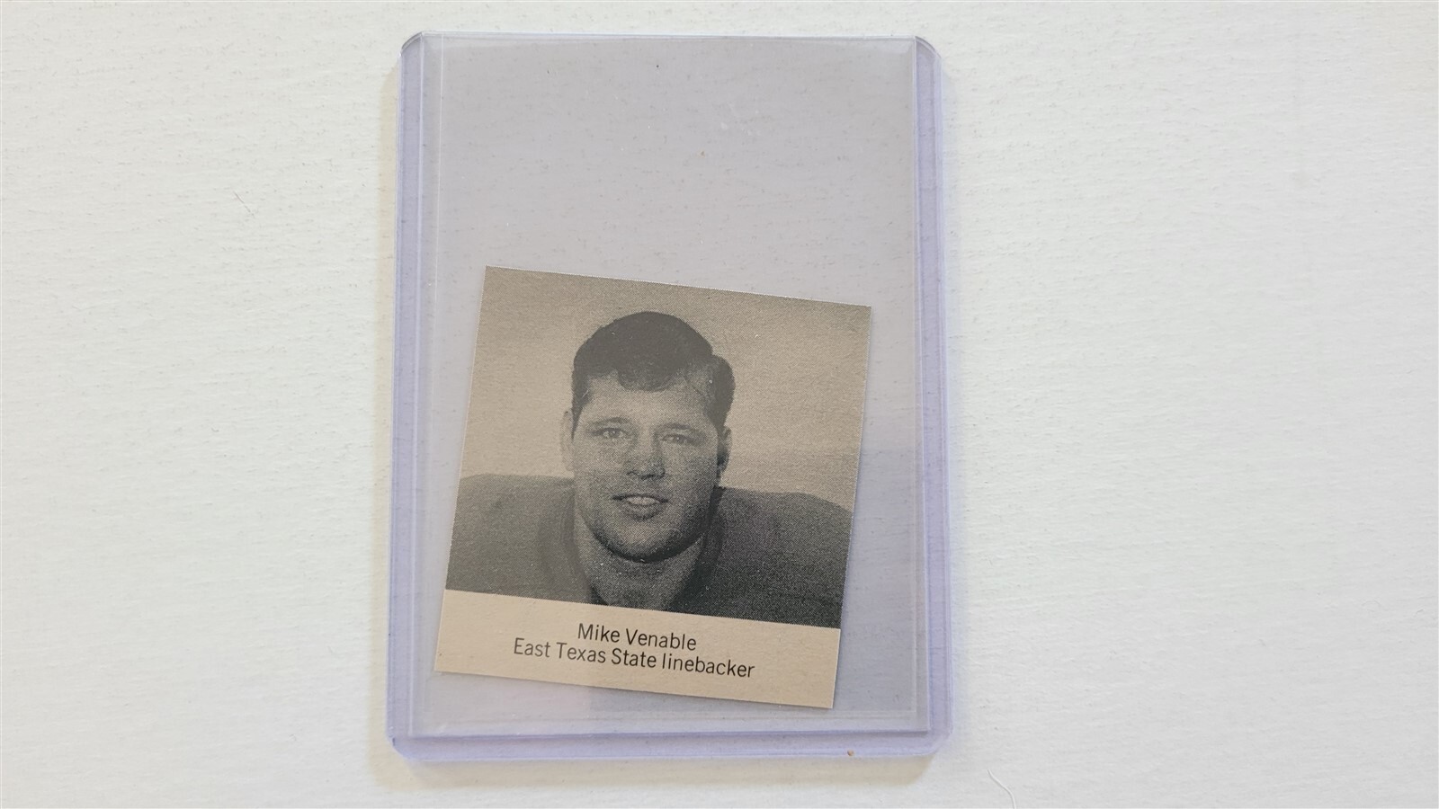 Mike Venable East Texas State University 1967 Football YB Player Panel ...