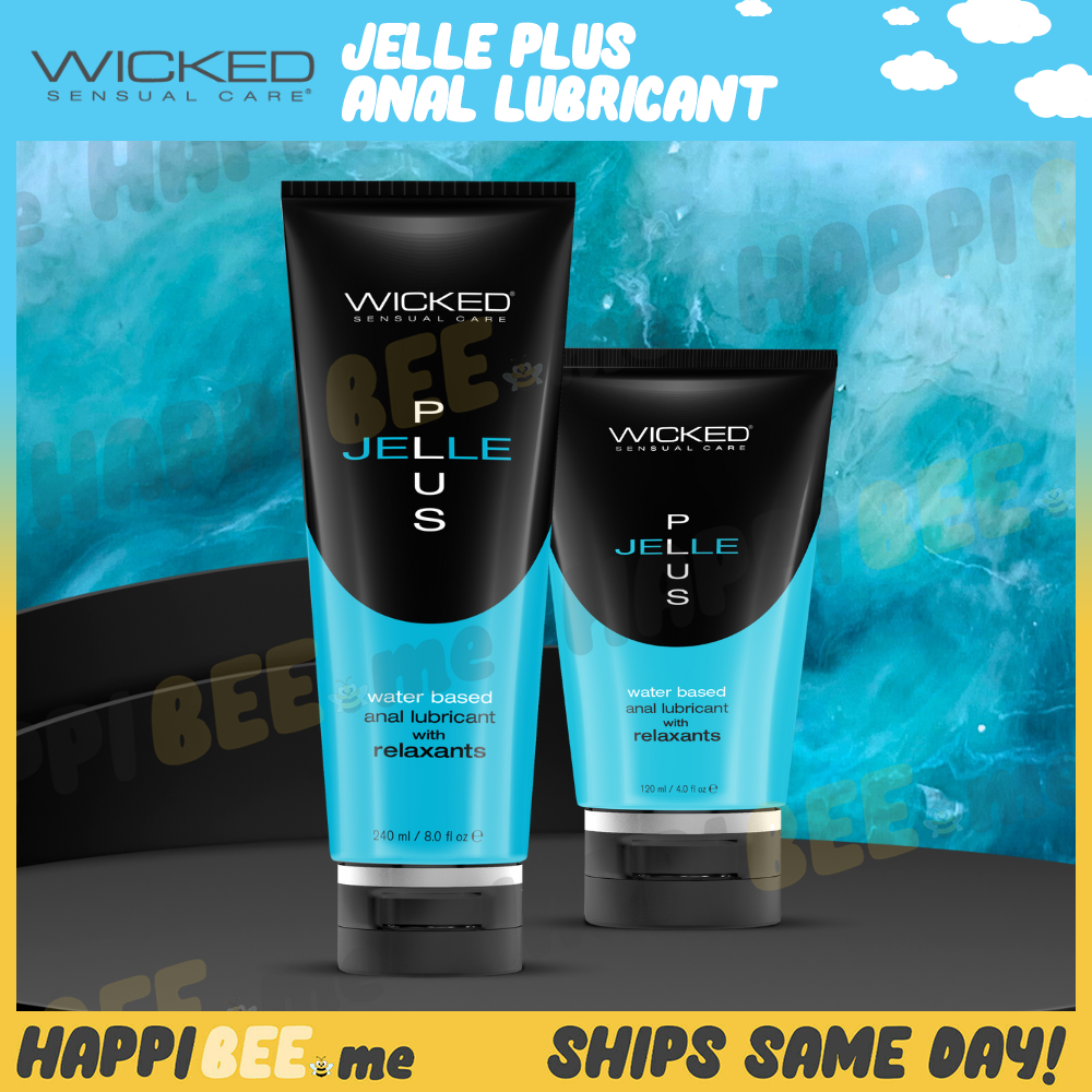 Wicked Aqua Jelle Plus Water Lubricant🍯wet Glide Anal Ease Relax Lube