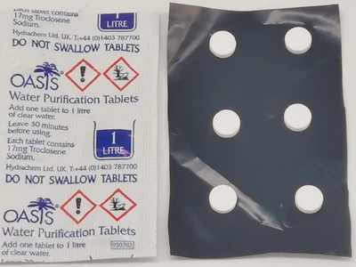 1,800 Water Purification Tablet British Army | Grelly UK
