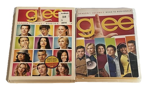 Glee Season 1 Vol. 1, 2 Road to Sectionals Series DVD; Morrison, Lynch ...