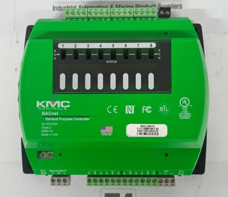 BAC-5901 C KMC CONTROLLER BACnet General Purpose Controller USED ...