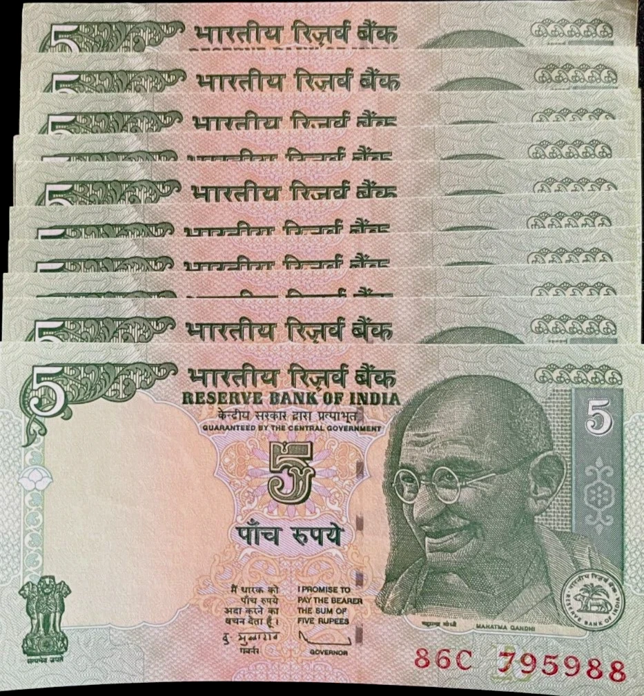 Indian Currency Notes Bundle