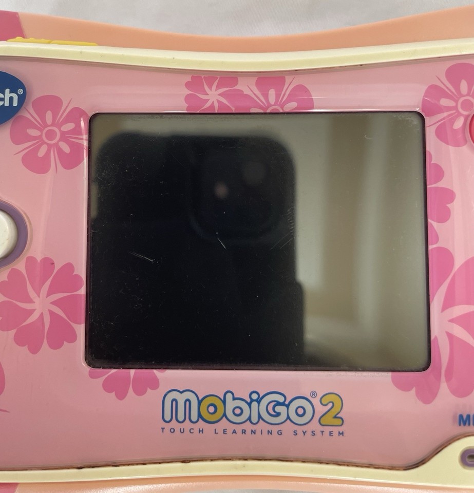 Pink VTech MobiGo 2 Touch Learning System Tablet Toy Console Tested and ...