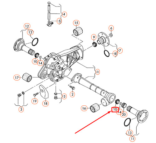 NEW AUDI Q7 4L FRONT AXLE SHAFT FLANGE SEAL 0AA409189A OEM | eBay