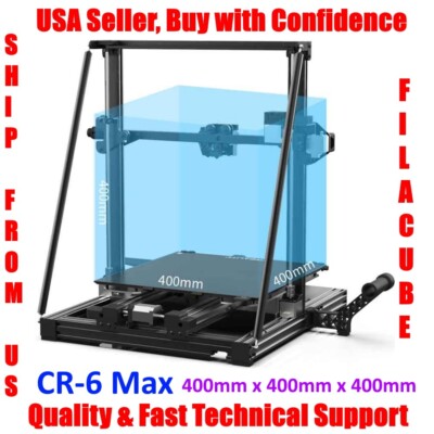 CREALITY CR-6 MAX 3D PRINTER - LARGE PRINT SIZE 400X400X400MM - Ship ...