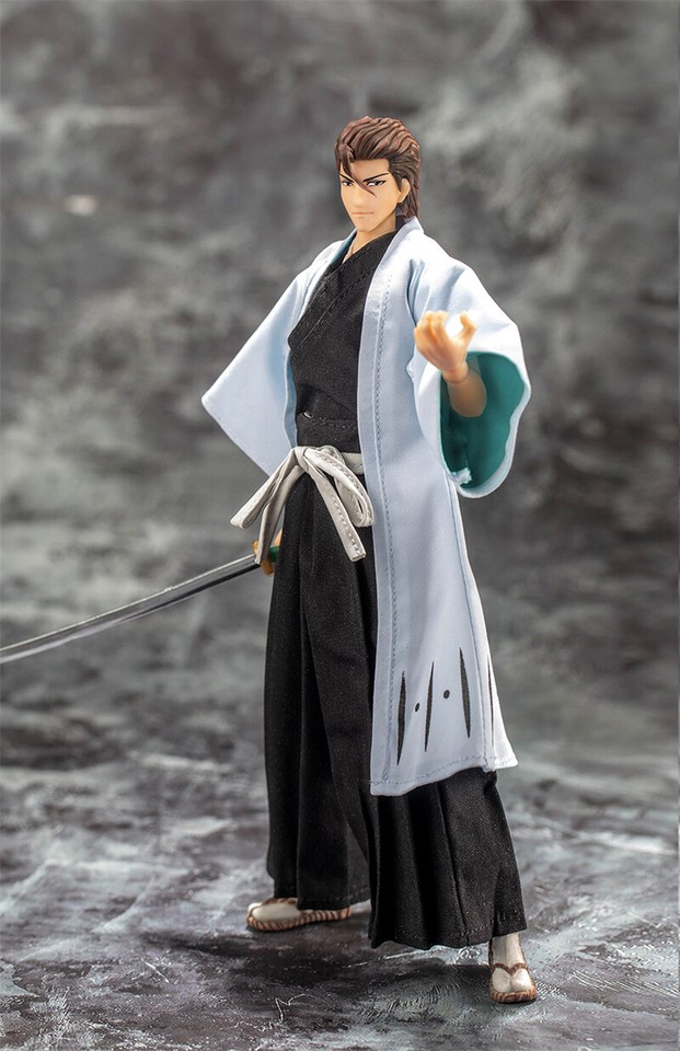 Anime Aizen Sousuke 1/12 PVC Action Figure Model Statue Collection Gift ...