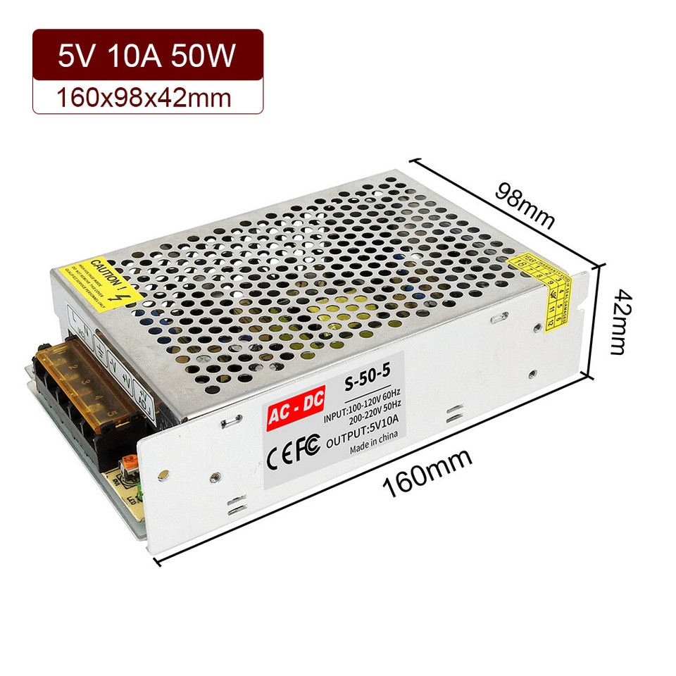 3/5/9/12/15/18/24/32/36/48/50V Regulated Switching Power Supply ...