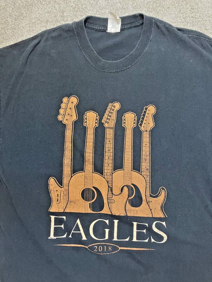 The Eagles XL Tour Shirt 2018 Concert Band Tee Guitars Music Rock | eBay
