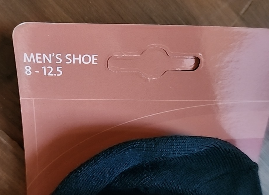 Zip It Gear Security Pocket Socks, 3 pairs men's size 8 - 12.5 NEW ...